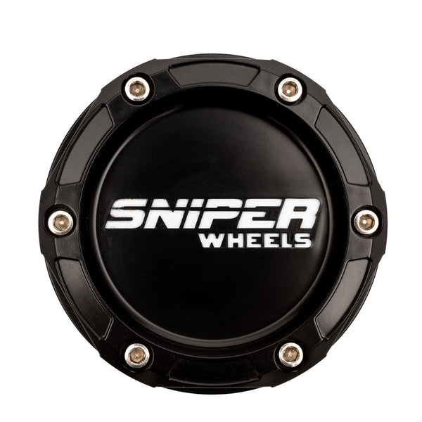 Sniper Wheels Centre Cap White Lettering – sniperwheels